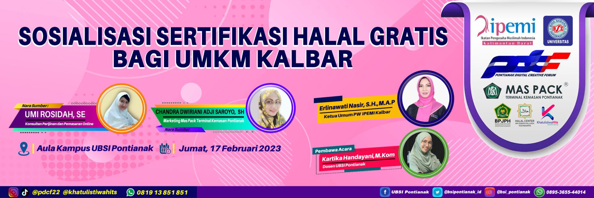 IPEMI Kalbar, PDCF Dan Universitas BSI Kampus Pontianak Sukses Gelar ...